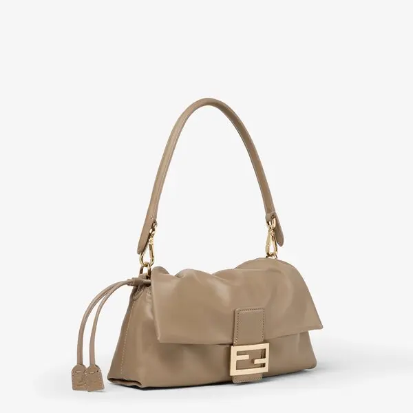Fendi Baguette® Soft Medium Dove Nappa Leather Bag